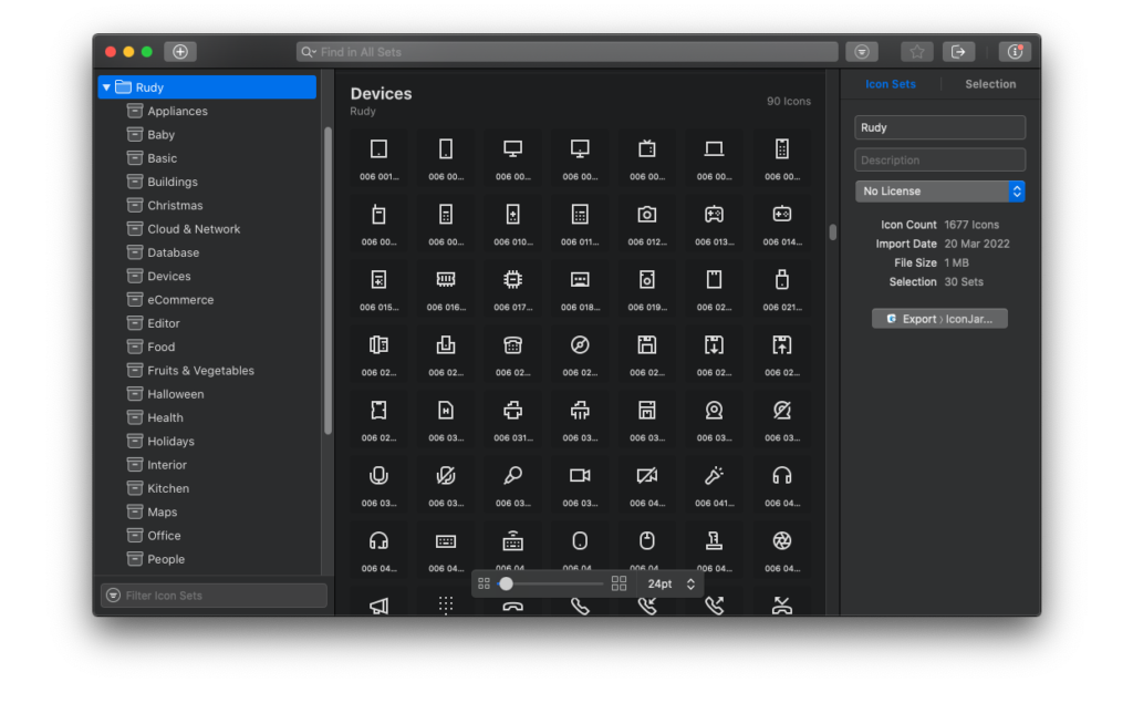Rudy icons – Icojam